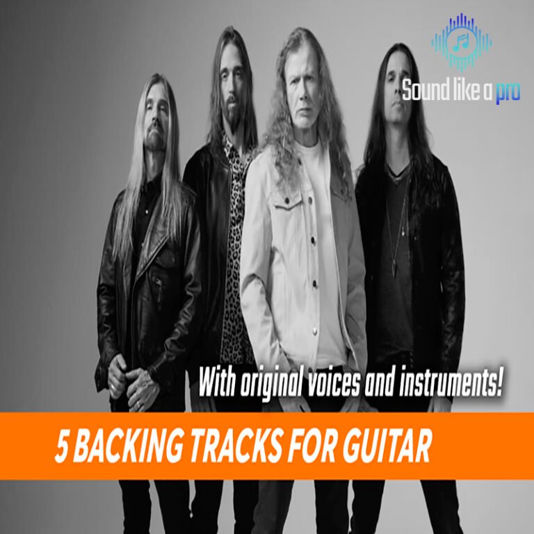 MEGADETH Guitar backing tracks + GUITAR RIG PRESET - Sound Like a Pro